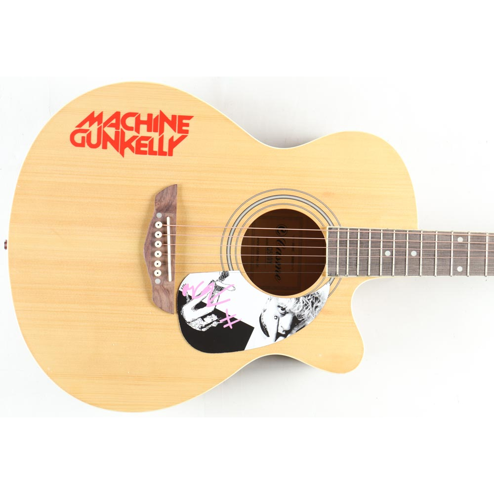 Machine Gun Kelly Signed 40" Acoustic Guitar (AutographCOA) | Pristine ...