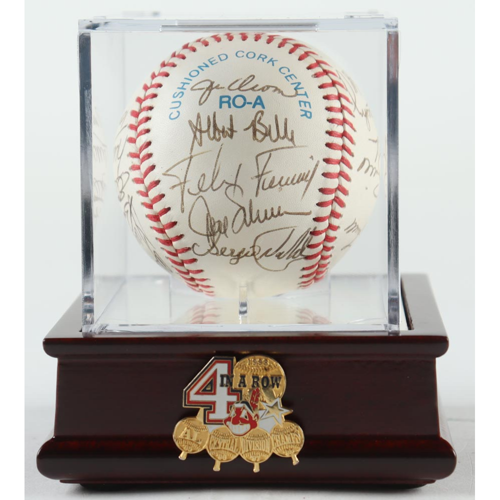 Indians Greats OAL Baseball Signed by (20) with Albert Belle, Tom ...