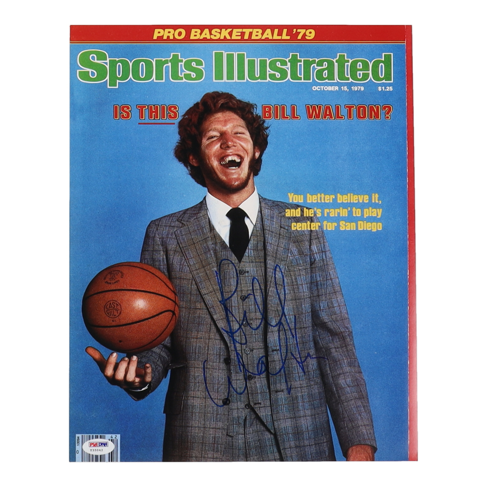 Bill Walton Signed "Sports Illustrated" 11x14 Photo (PSA) | Pristine ...