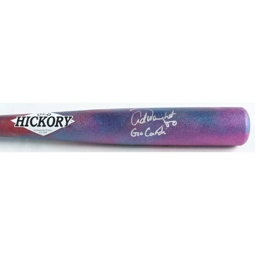 Adam Wainwright Signed Old Hickory Baseball Bat Inscribed "Go Cards ...