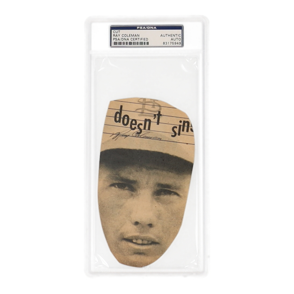 Ray Coleman Signed Cut (PSA) | Pristine Auction