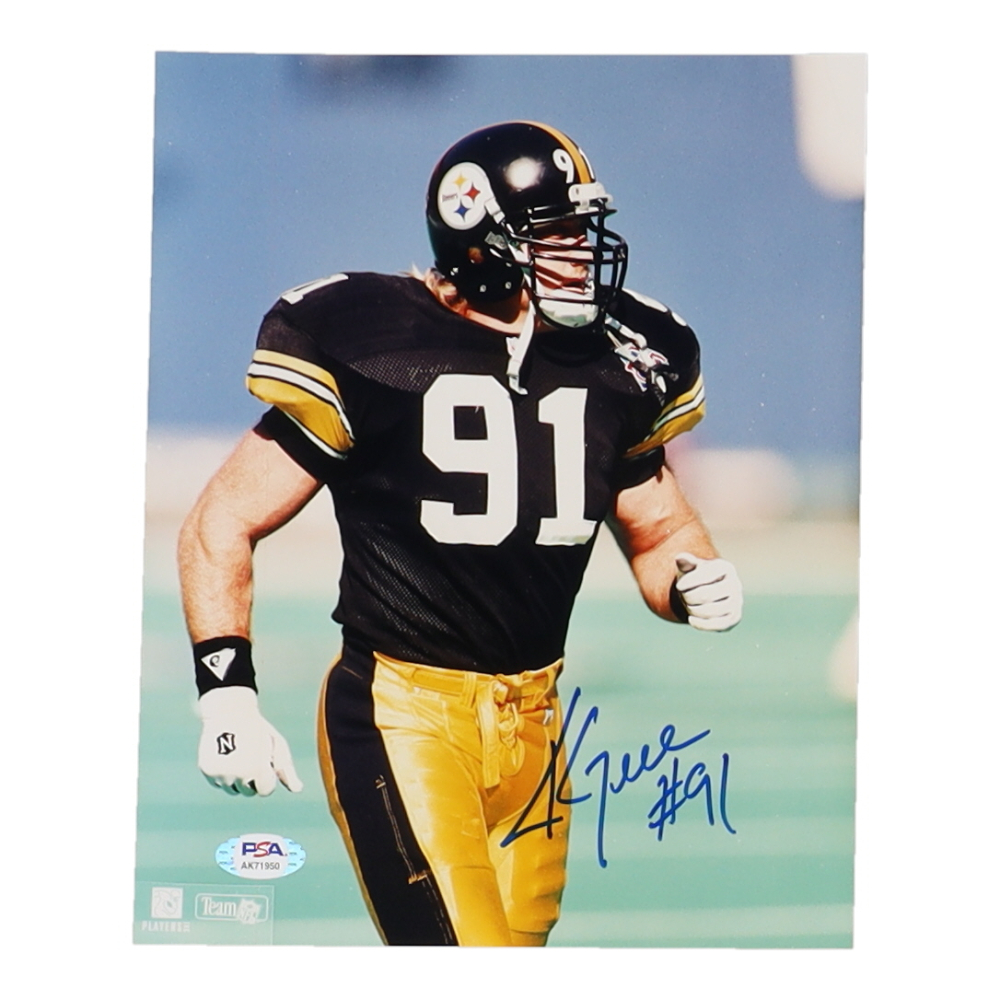 Kevin Greene Signed Steelers 8x10 Photo (PSA) | Pristine Auction