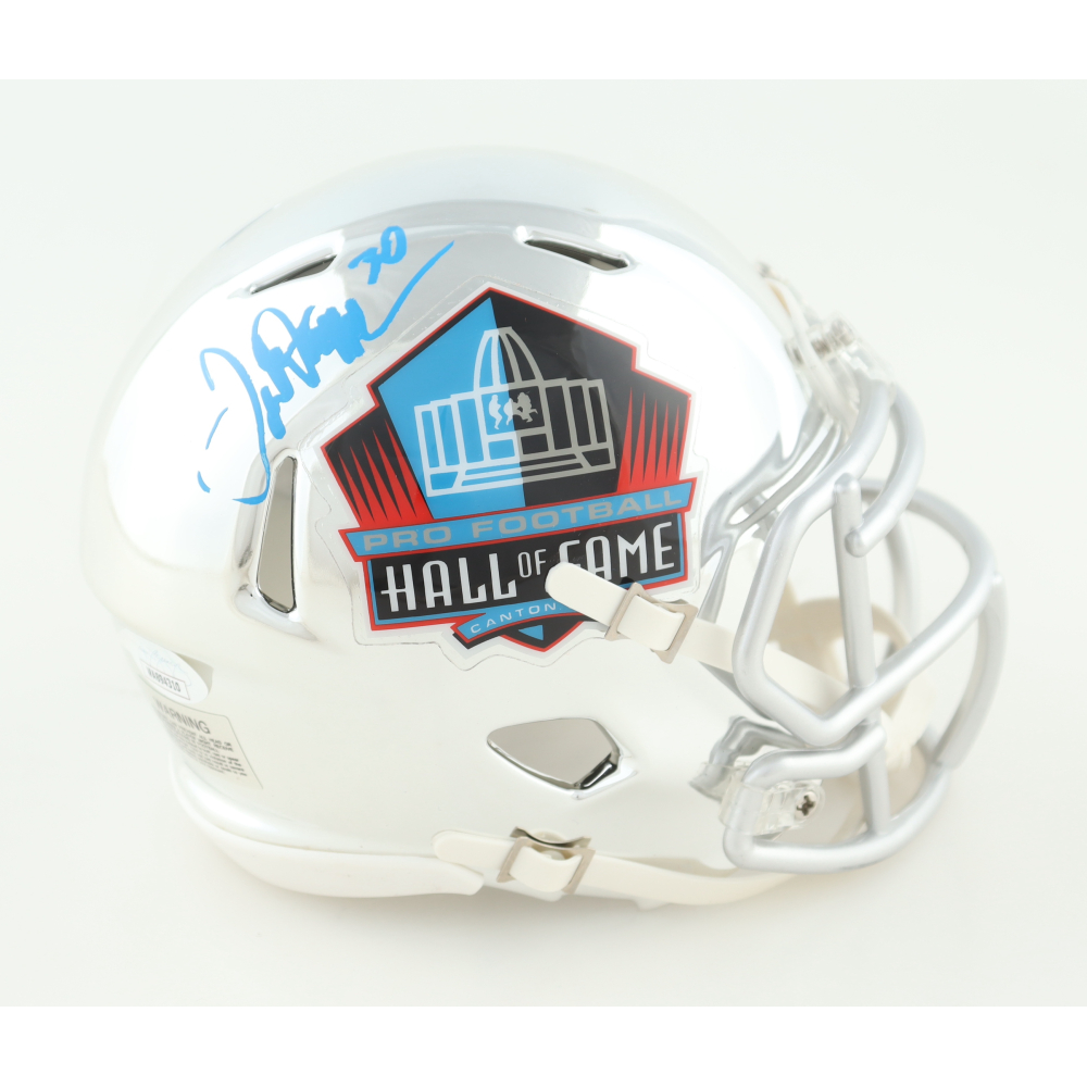 Terrell Davis Signed Pro Football Hall of Fame Logo Chrome Alternate ...