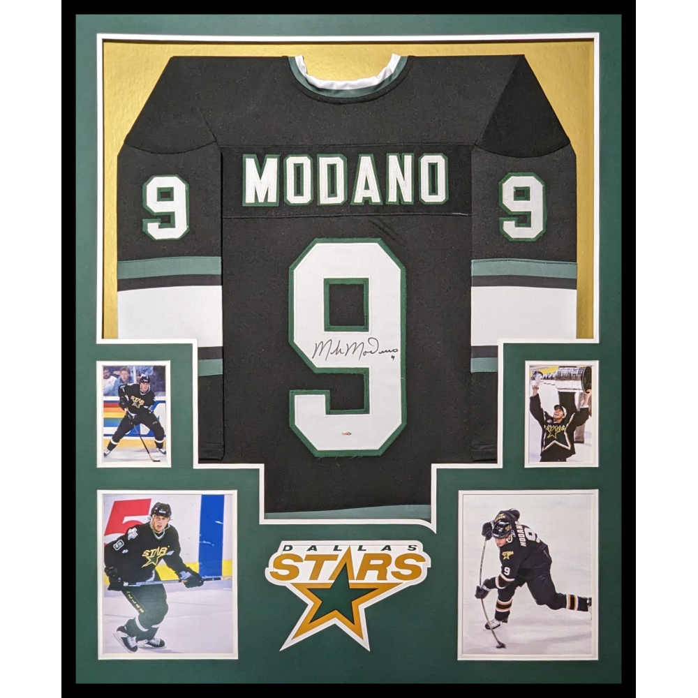 Mike Modano Signed Custom Framed Jersey Display (OKAuthentics ...