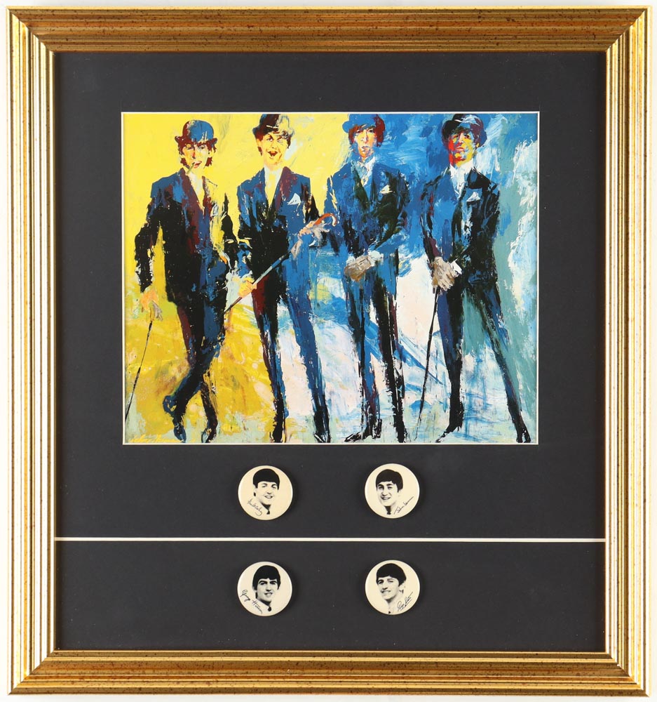 "The Beatles" Custom Framed Leroy Neiman Art Print Display with ...