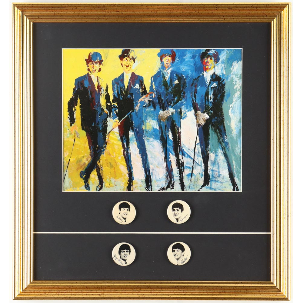 "The Beatles" Custom Framed Leroy Neiman Art Print Display with ...