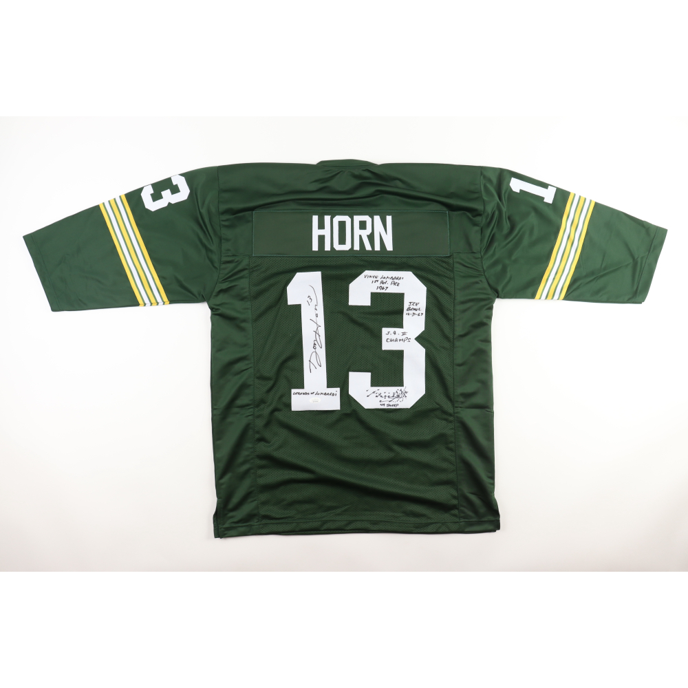 Don Horn Signed Jersey with (4) Inscriptions & Hand-Drawn Sketch (JSA ...