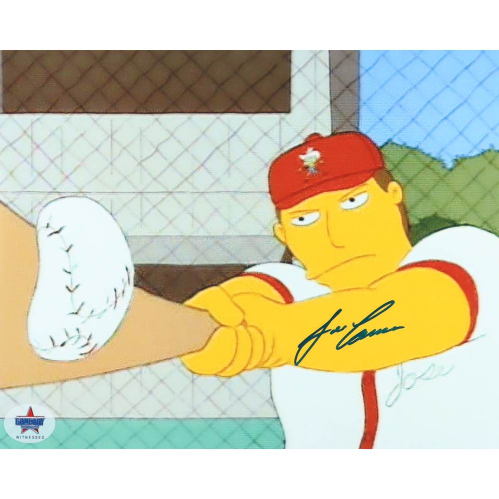 Jose Canseco Signed "The Simpsons" 8x10 Photo (Gameday) | Pristine Auction