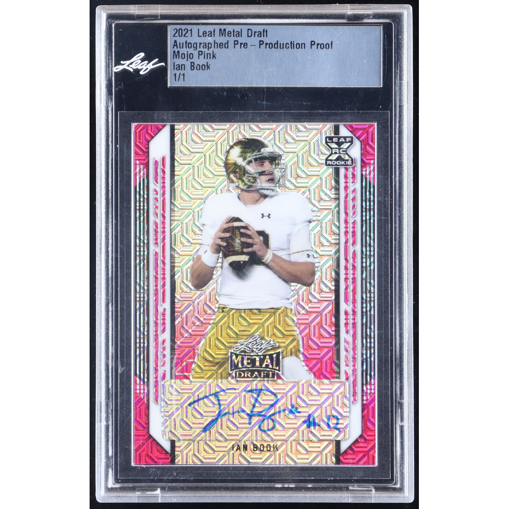 Ian Book 2021 Leaf Metal Draft Mojo Pink Pre-Production Proof AU #IB1 ...