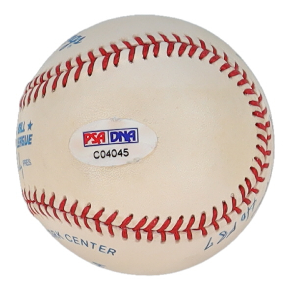 Jim "Catfish" Hunter Signed OAL Baseball Inscribed "HOF 87" (PSA ...