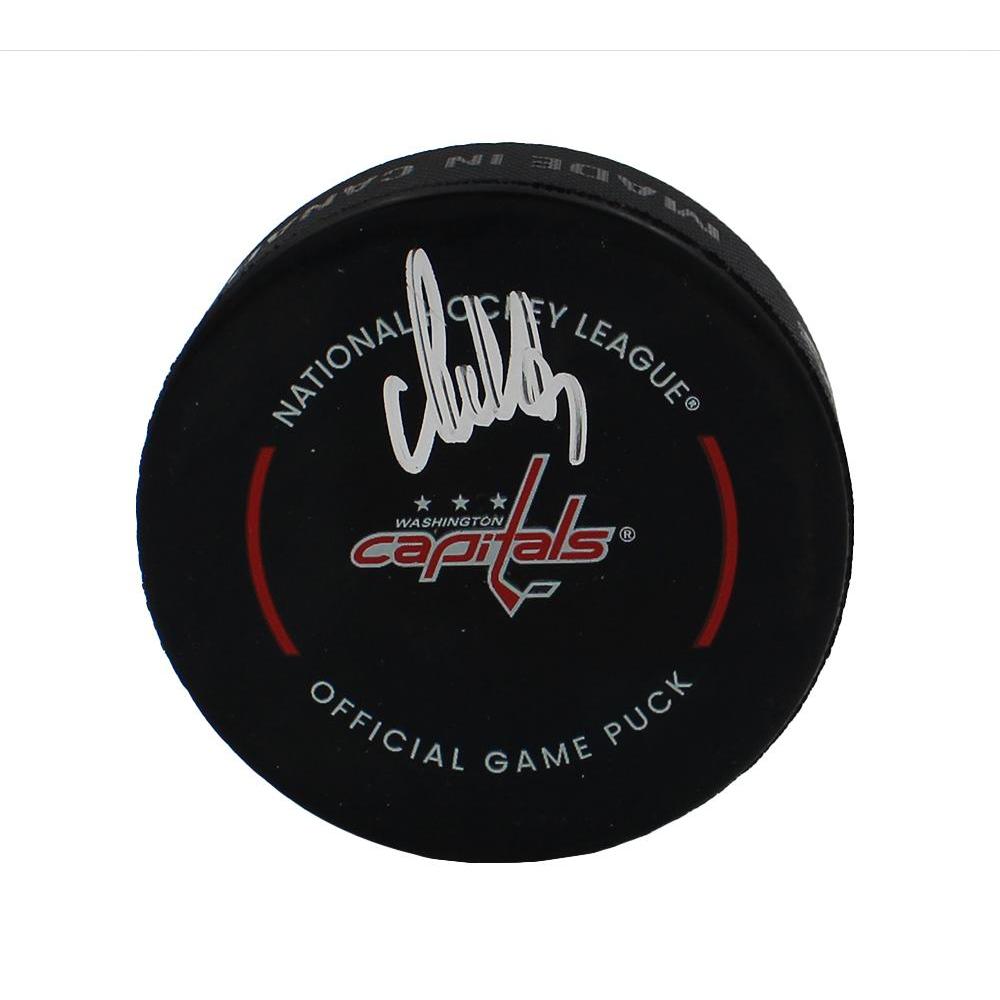 Alex Ovechkin Signed 2022-2023 Model Off Game Puck (Fanatics ...