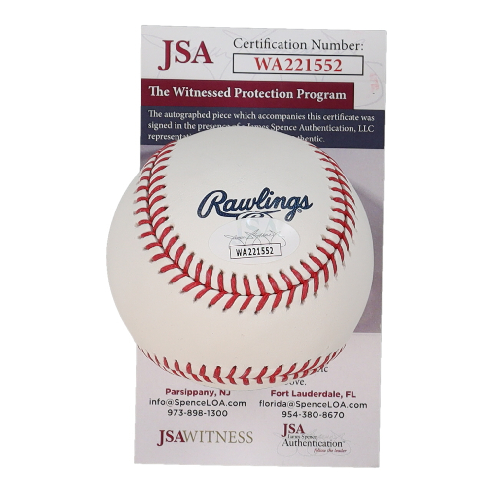 O. J. Simpson Signed Hall of Fame Logo OML Baseball Inscribed "HOF 85 ...