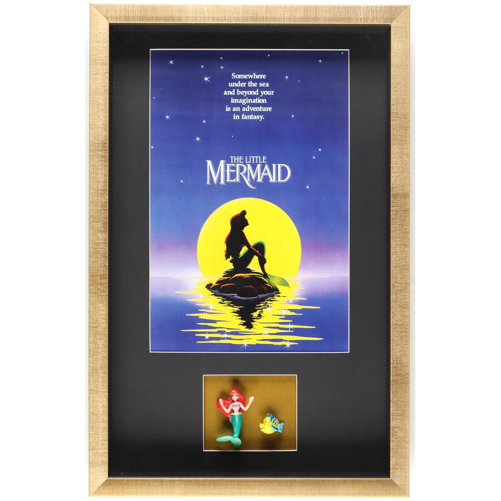 Disney "The Little Mermaid" Print in Deep Shadowbox Frame with Ariel ...
