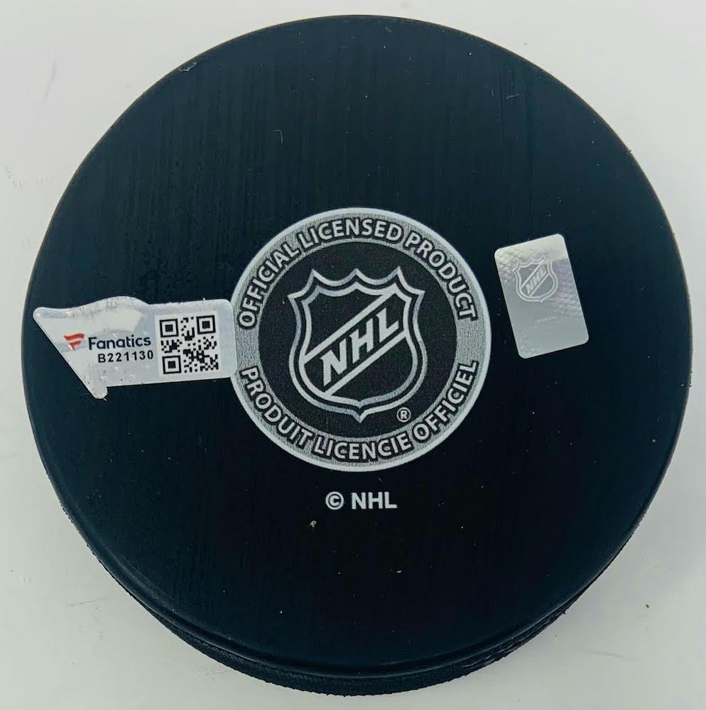 Jordan Eberle Signed Seattle Kraken Logo Hockey Puck (Fanatics ...