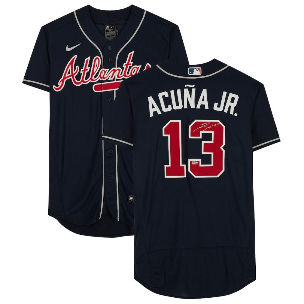 Ronald Acuna Jr. Signed Jersey (Fanatics) | Pristine Auction