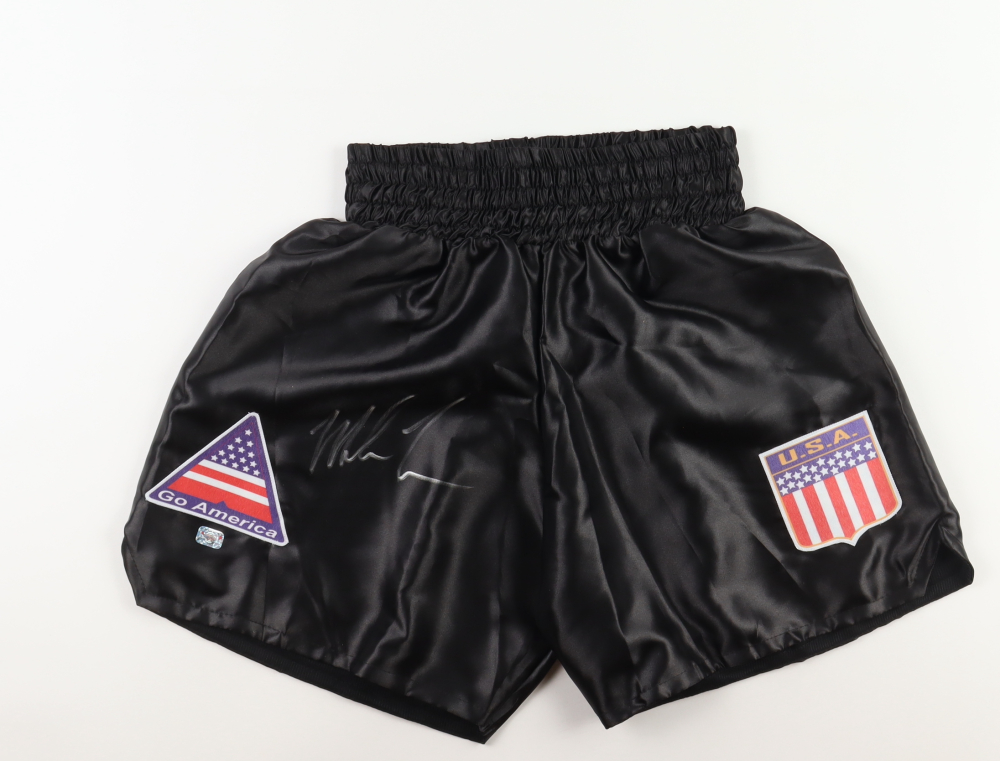 Mike Tyson Signed Boxing Trunks (Tyson) | Pristine Auction