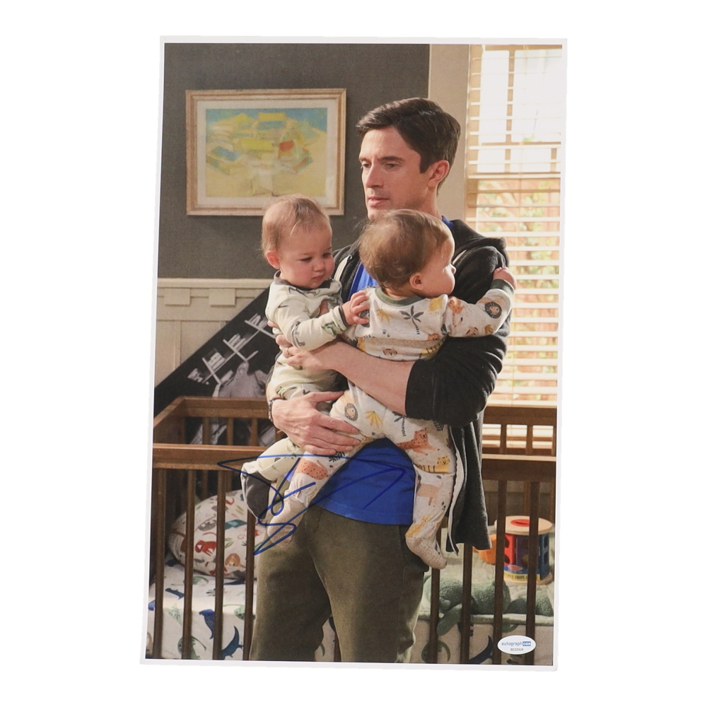 Topher Grace Signed "Home Economics" 11x17 Photo (AutographCOA ...