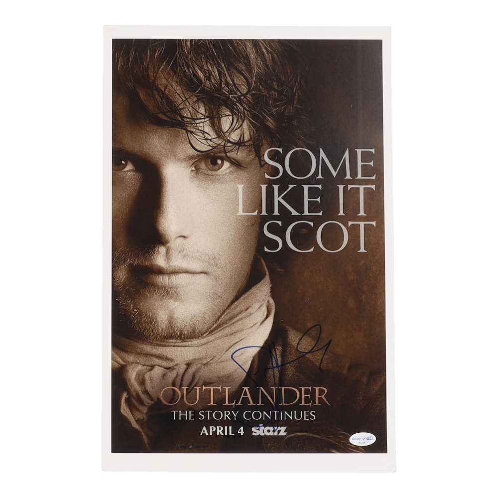 Sam Heughan Signed "Outlander" 11x17 Photo (AutographCOA) | Pristine ...