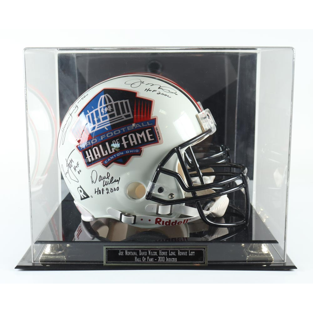 Pro Football Hall of Fame Class Of 2000 Full-Size Helmet With Display ...