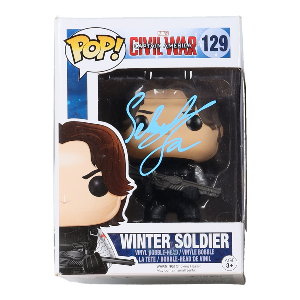 Sebastian Stan Signed "Captain America Civil War" #129 Winter Soldier ...