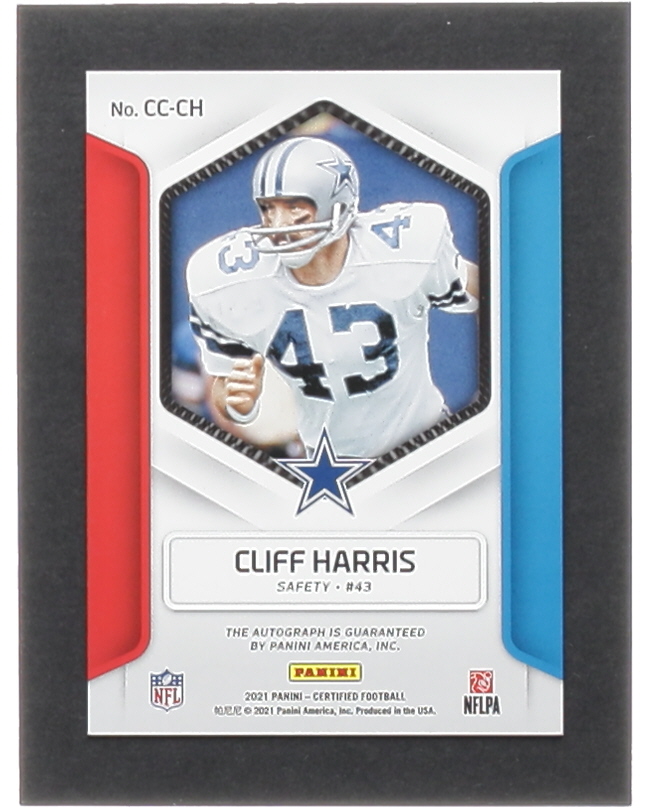 Cliff Harris 2021 Certified Canton Certified Signatures Mirror Green #9 ...