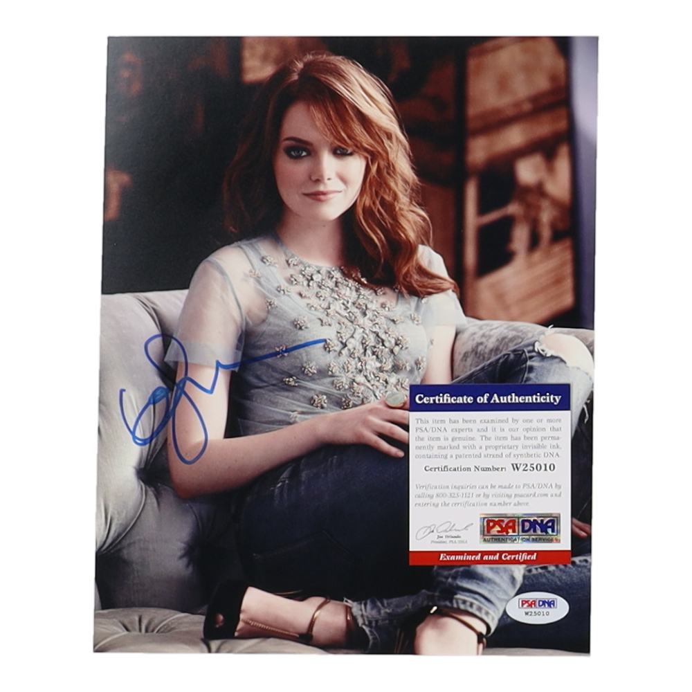 Emma Stone Signed 8x10 Photo (PSA) | Pristine Auction