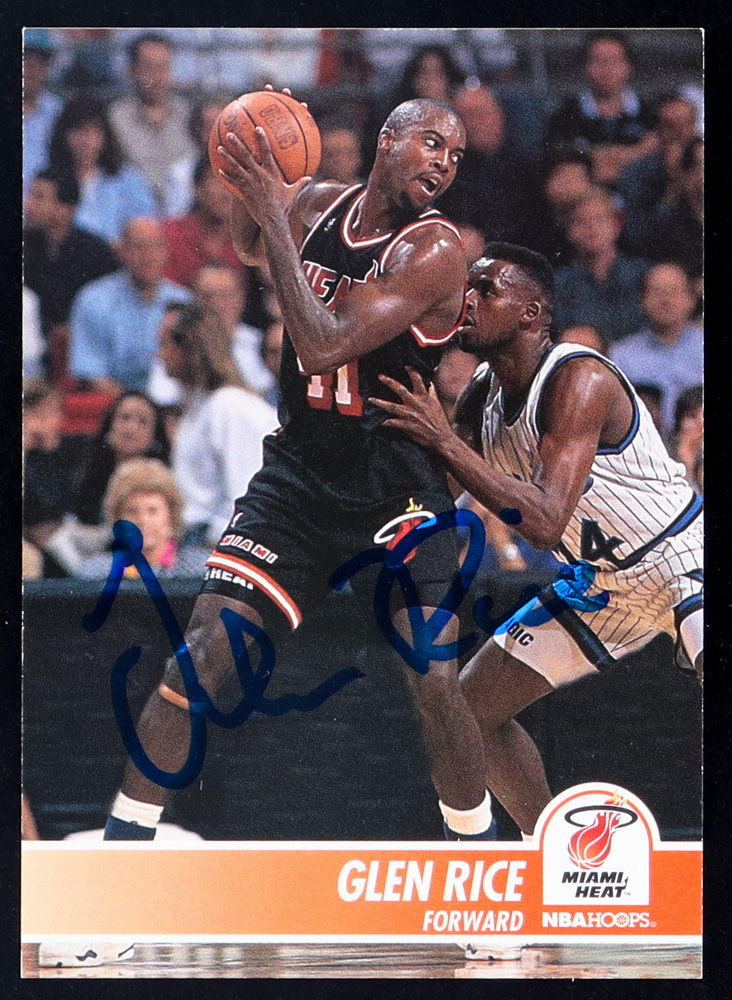 Glen Rice Signed 1994-95 Hoops #111 (JSA) | Pristine Auction