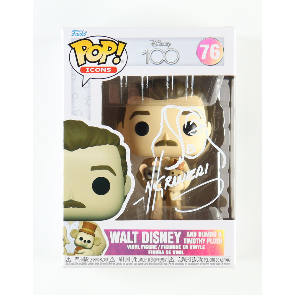 Nik Ranieri Signed Walt Disney #76 Funko Pop! Vinyl Figure with Hand ...