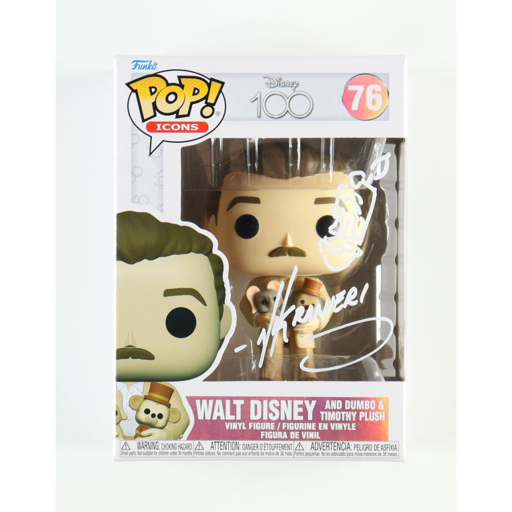 Nik Ranieri Signed Walt Disney #76 Funko Pop! Vinyl Figure with Hand ...