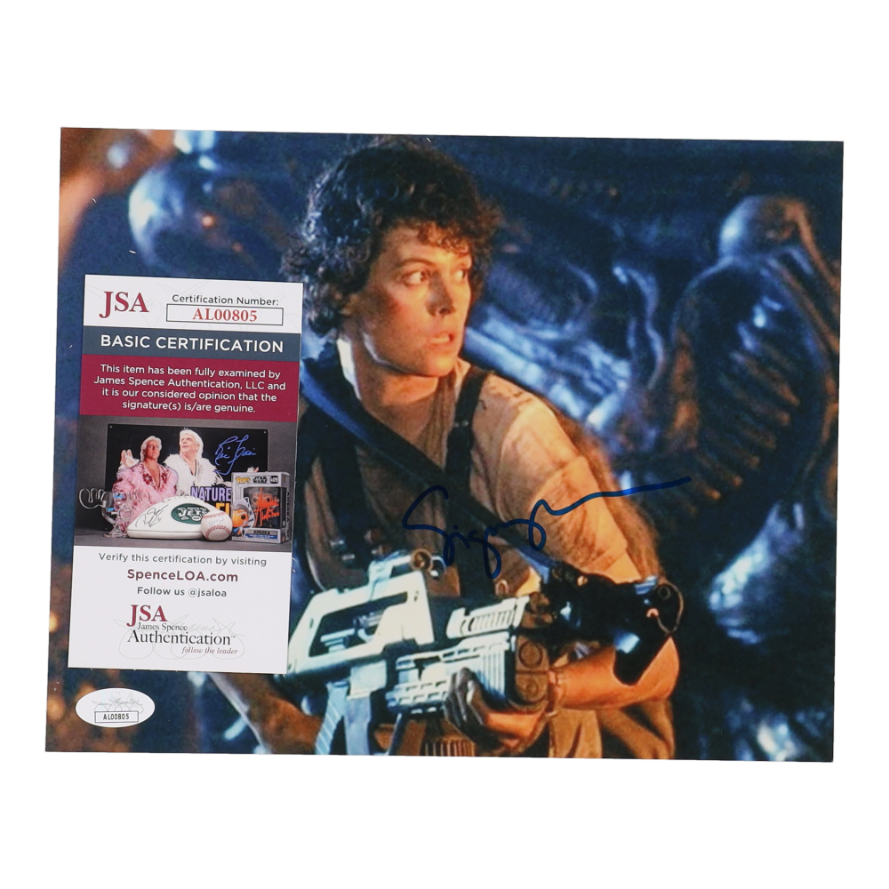 Sigourney Weaver Signed "Aliens" 8x10 Photo (JSA) | Pristine Auction