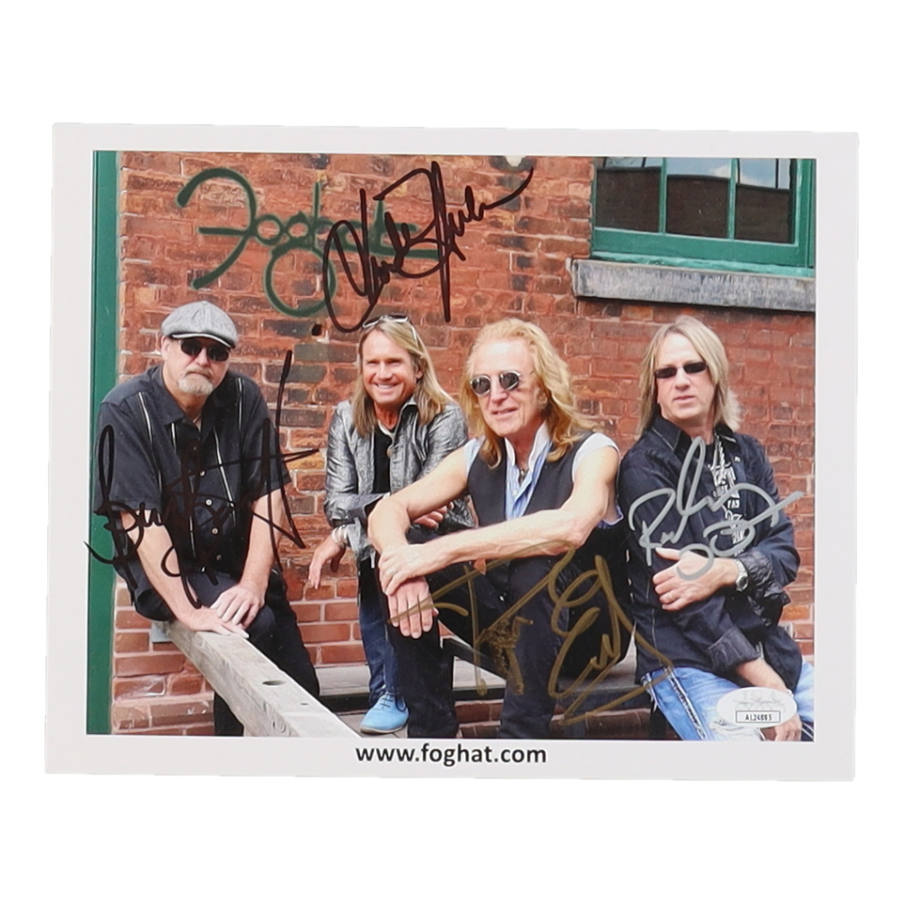 "Foghat" 8x10 Photo Band-Signed by Charlie Huhn, Roger Earl & Rodney O ...