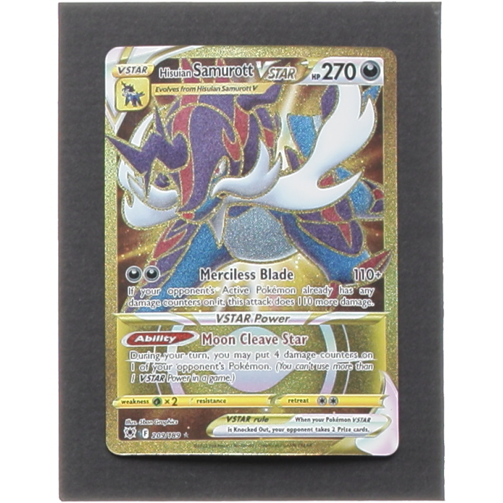 Hisuian Samurott VSTAR 2022 Pokemon Sword and Shield Astral Radiance ...
