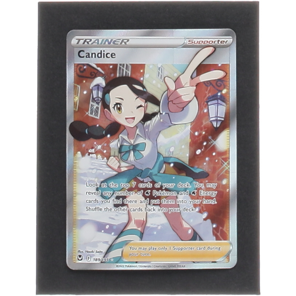 Candice 2022 Pokemon Sword and Shield Silver Tempest #189 FULL ART ...