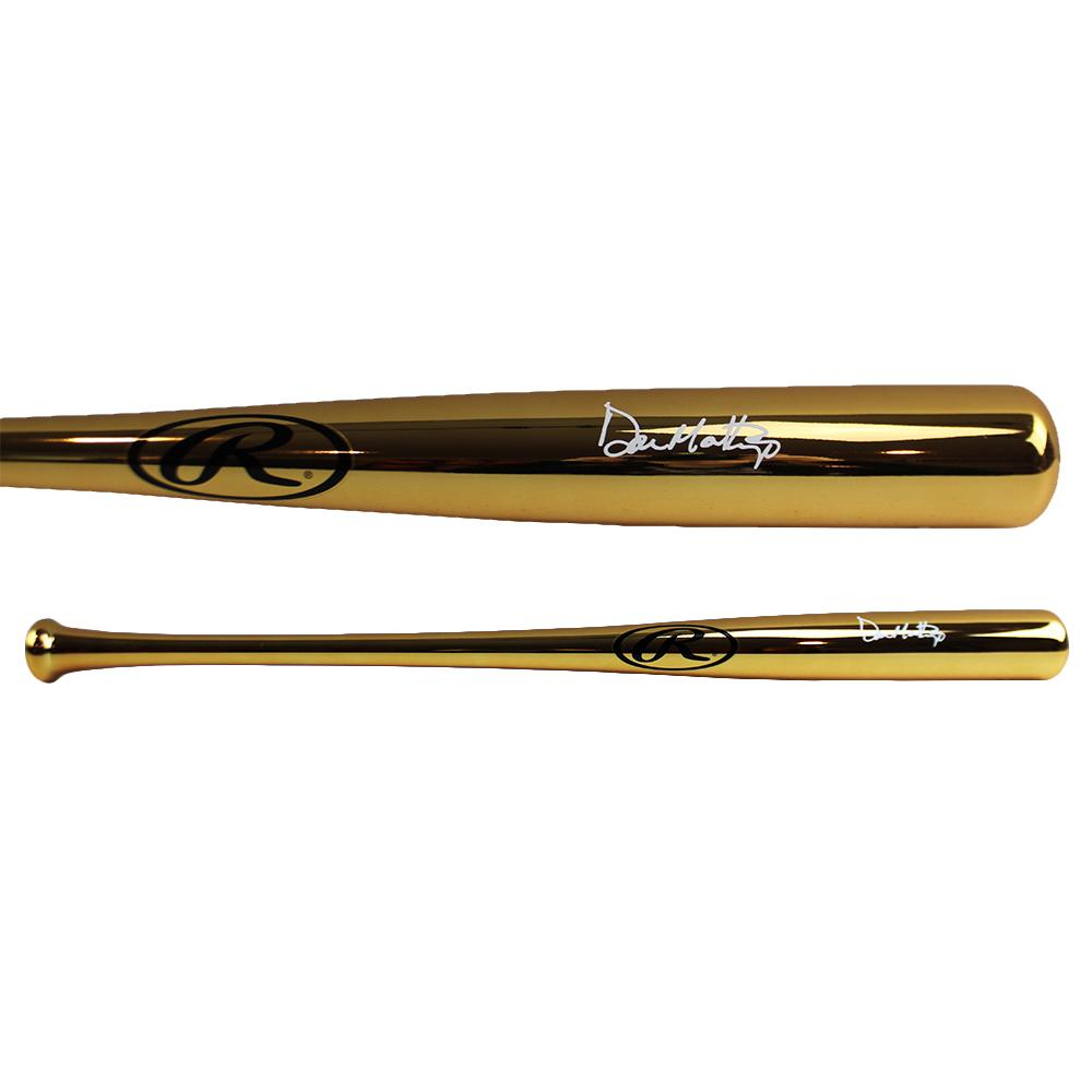 Don Mattingly Signed Rawlings Gold Chrome Baseball Bat (Beckett ...