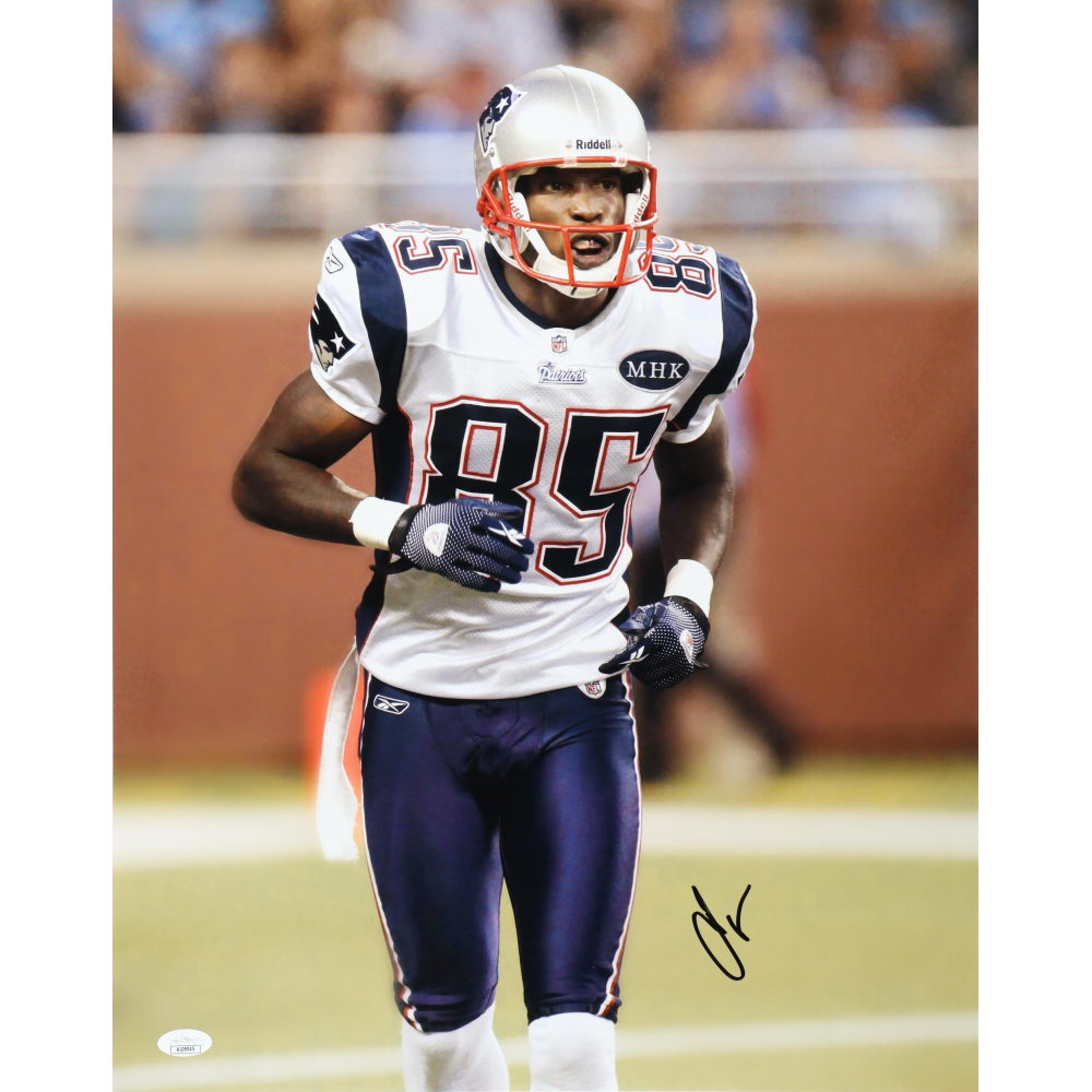 Chad 'Ochocinco' Johnson Signed Patriots 16x20 Photo (JSA) | Pristine ...