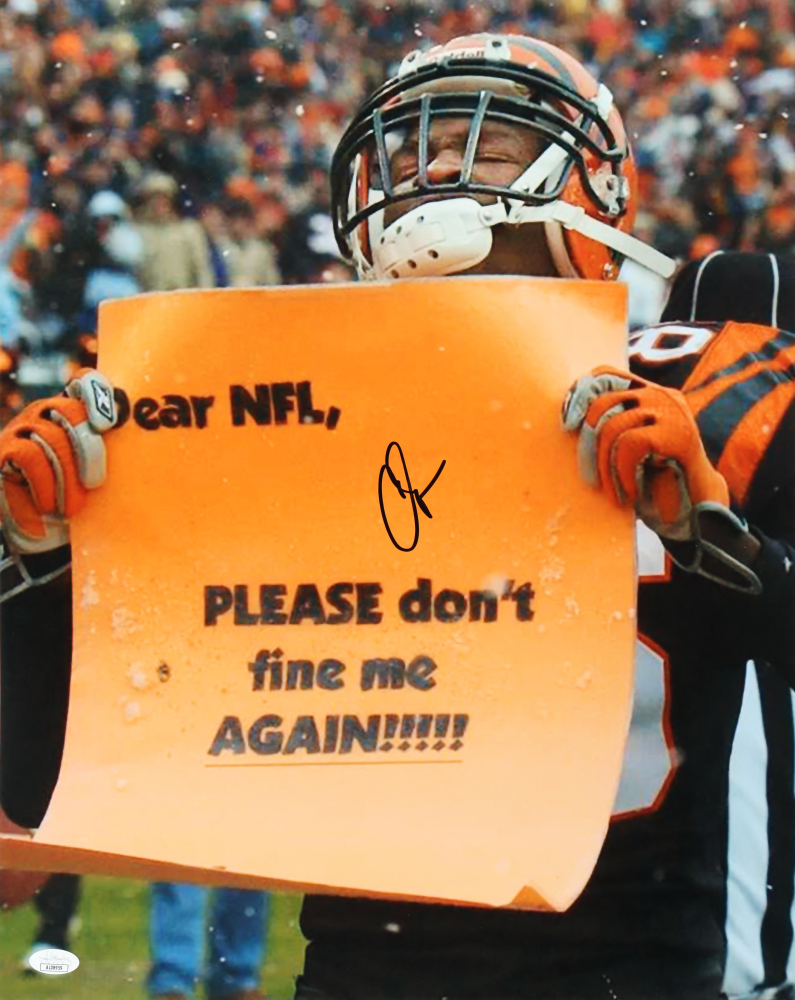 Chad 'Ochocinco' Johnson Signed Bengals 16x20 Photo (JSA) | Pristine ...
