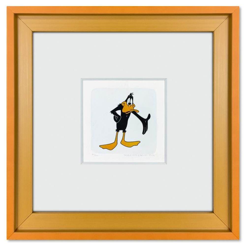 Warner Bros. "Daffy Duck" 9x9 Custom Framed Limited Edition Etching ...