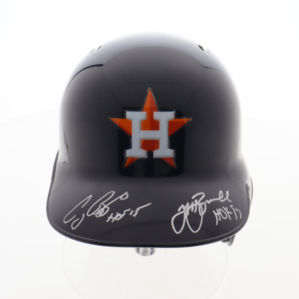 Craig Biggio & Jeff Bagwell Signed Astros Full-Size Batting Helmet ...