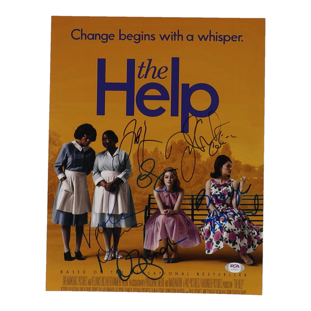 "The Help" 11x14 Photo Cast-Signed by (6) with Emma Stone, Jessica ...