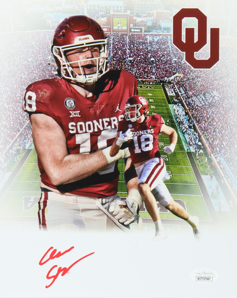 Austin Stogner Signed Oklahoma Sooners 8x10 Photo (JSA) | Pristine Auction