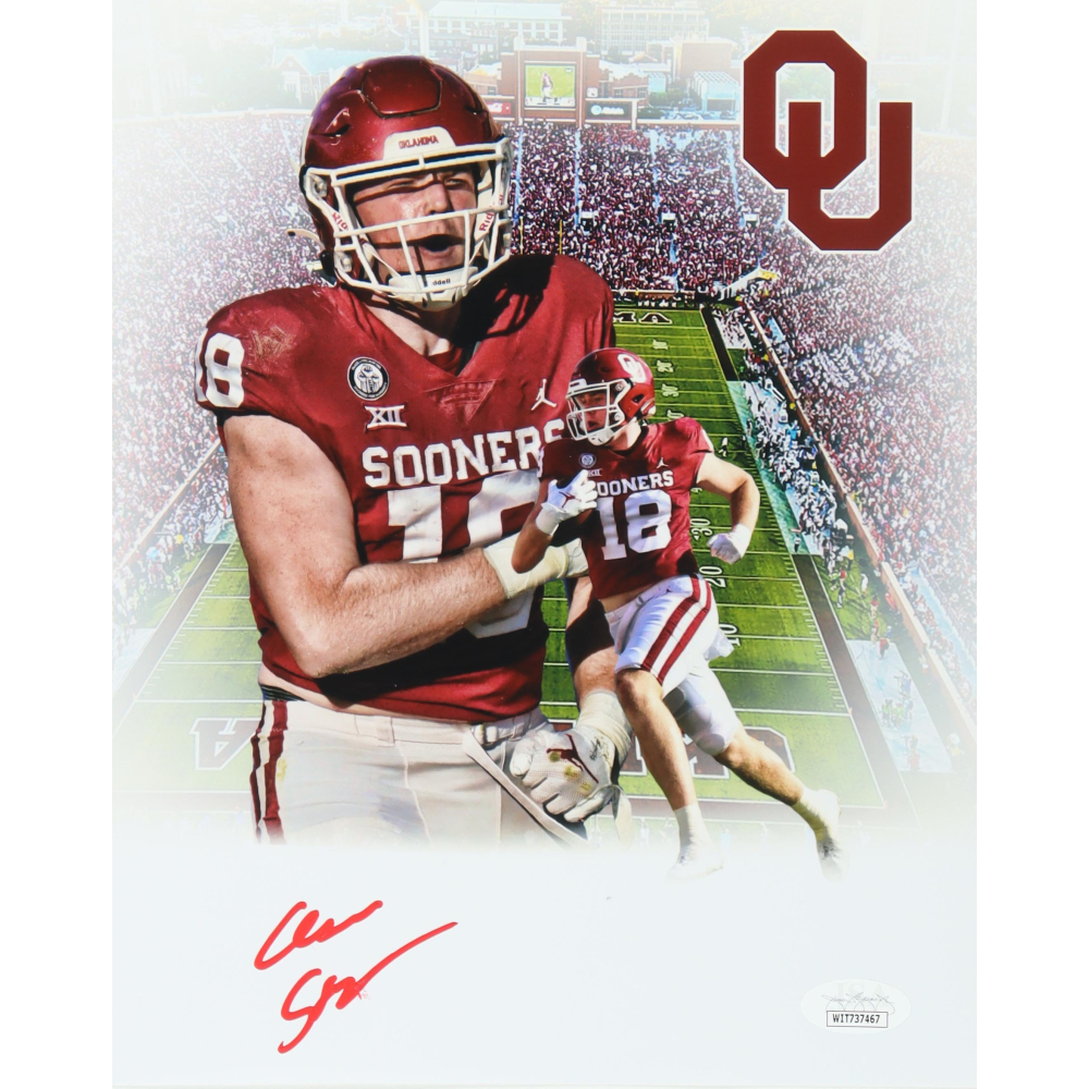 Austin Stogner Signed Oklahoma Sooners 8x10 Photo (JSA) | Pristine Auction
