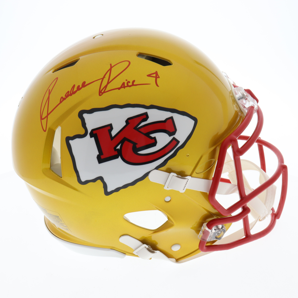 Rashee Rice Signed Chiefs Full-Size Authentic On-Field Flash Alternate ...