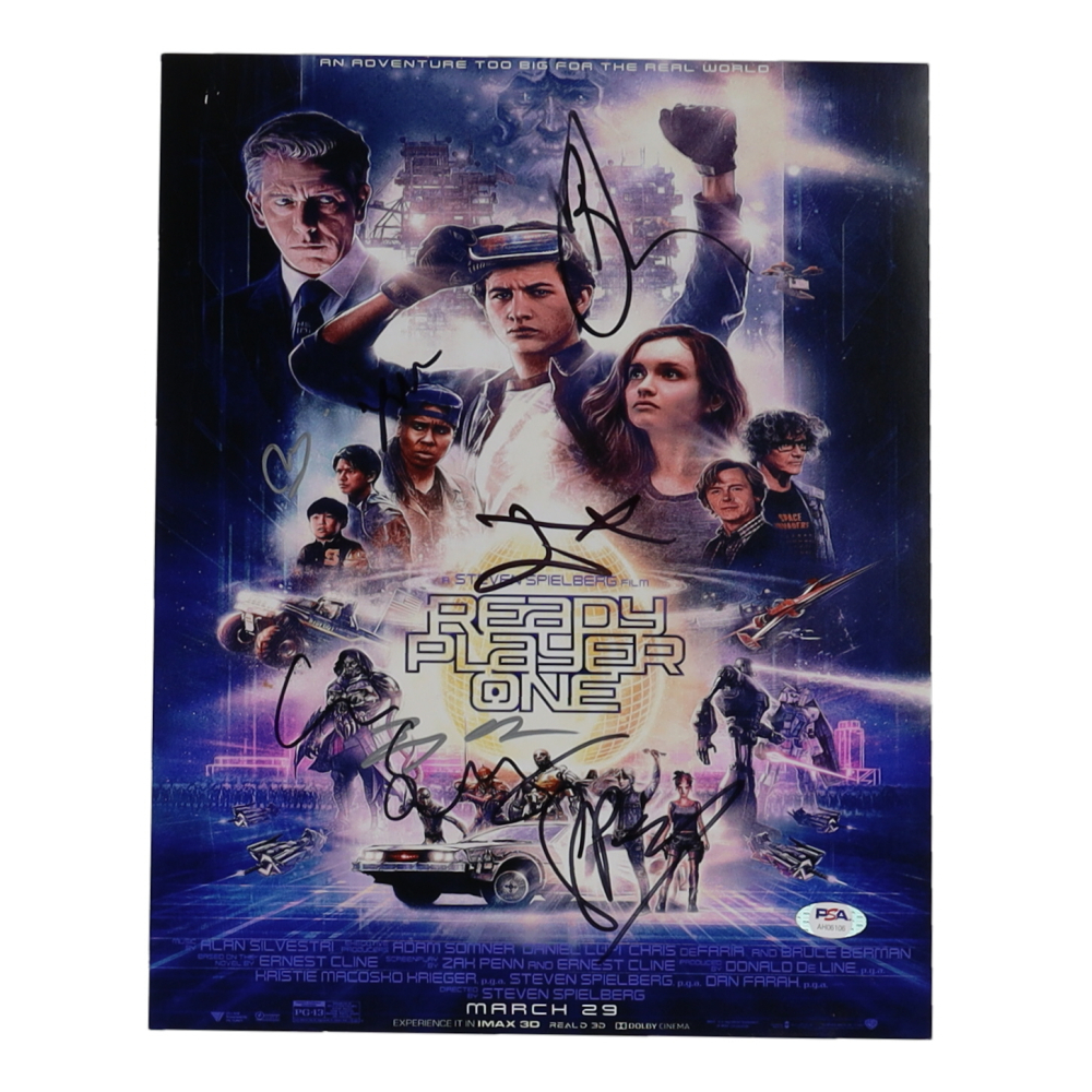 "Ready Player One" 11x14 Photo Cast-Signed by (7) with Alan Silvestri ...