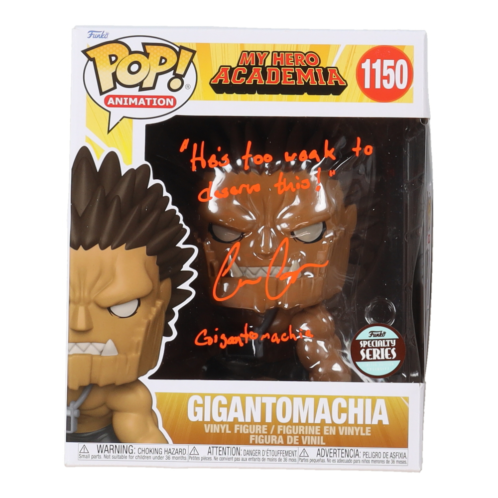 Cris George Signed "My Hero Academia" #1150 Gigantomachia Funko Pop ...