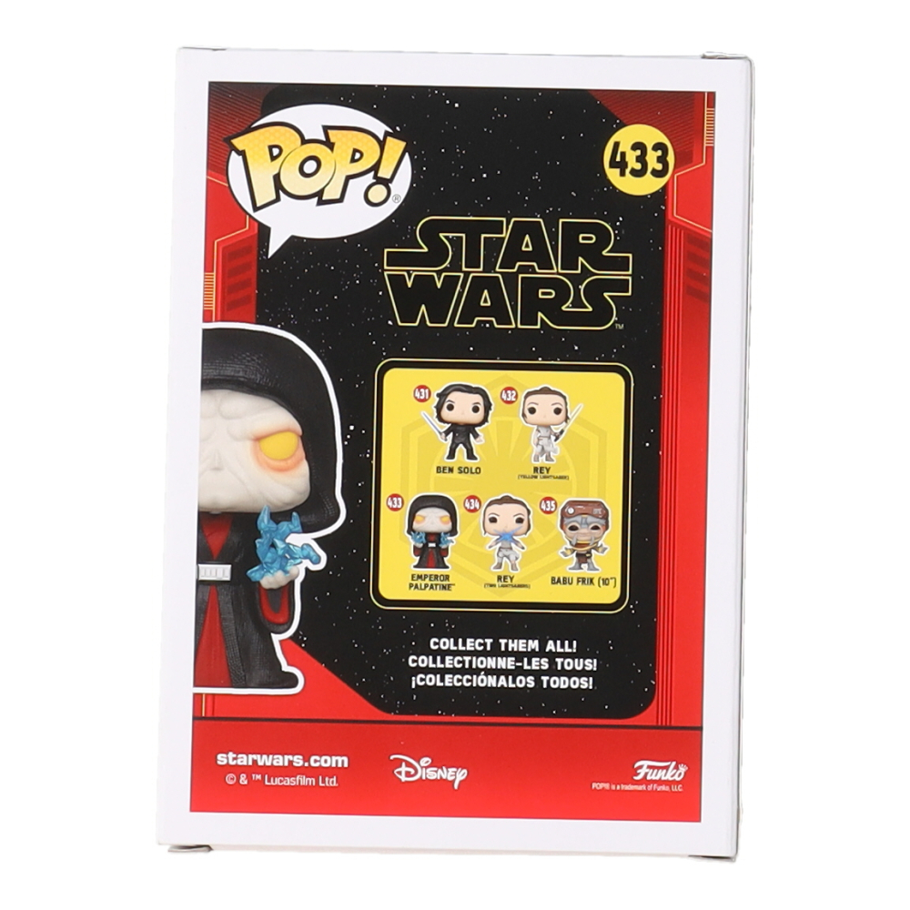 Tim Curry Signed "Star Wars" #289 Emperor Palpatine Funko Pop! Vinyl ...