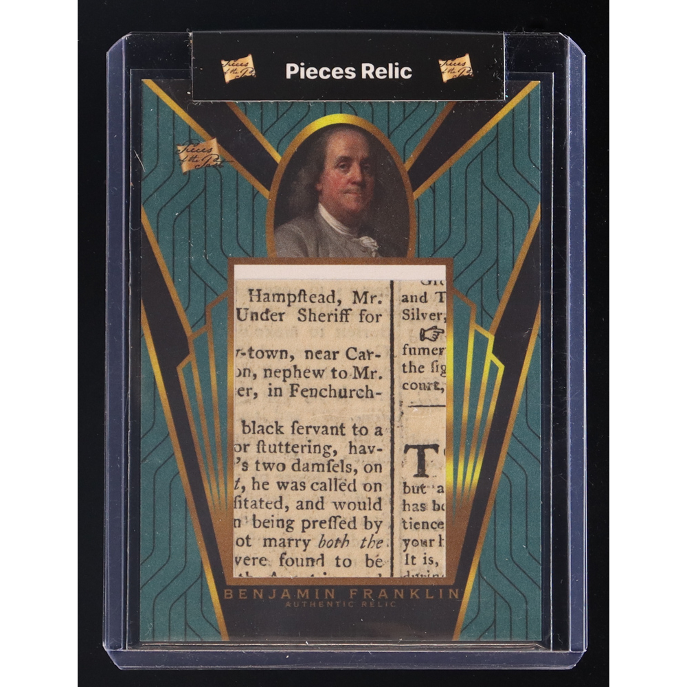 Benjamin Franklin 2023 Pieces of the Past One Time Series One Edition ...