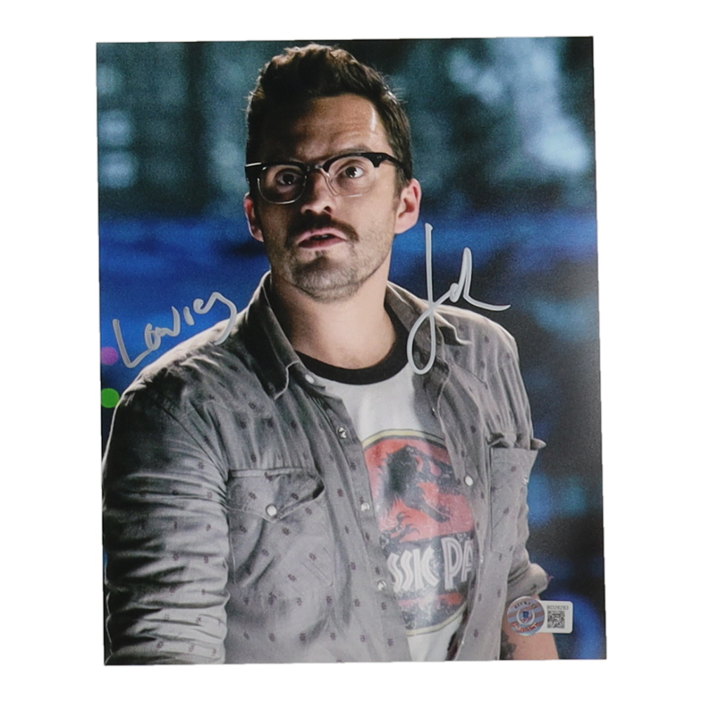 Jake Johnson Signed "Jurassic World" 8x10 Photo Inscribed "Lowery ...