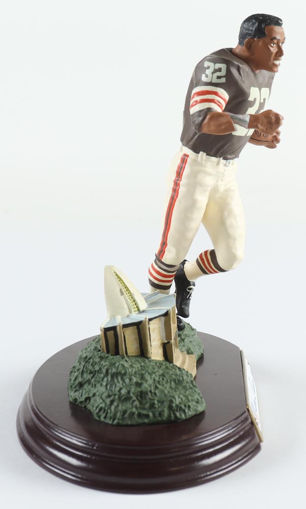 Jim Brown Signed Browns LE Vince Costello Pro Football Hall of Fame ...