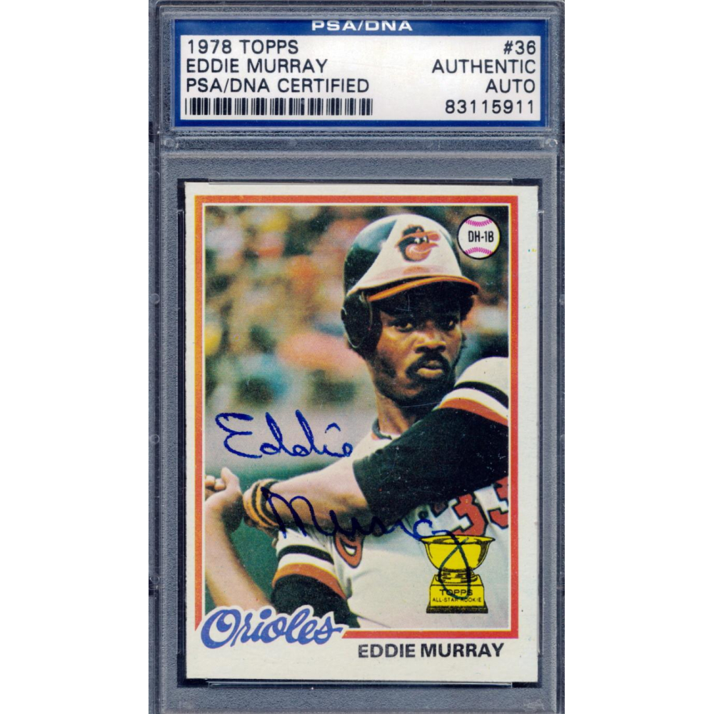 Eddie Murray Signed 1978 Topps #36 RC (PSA) | Pristine Auction