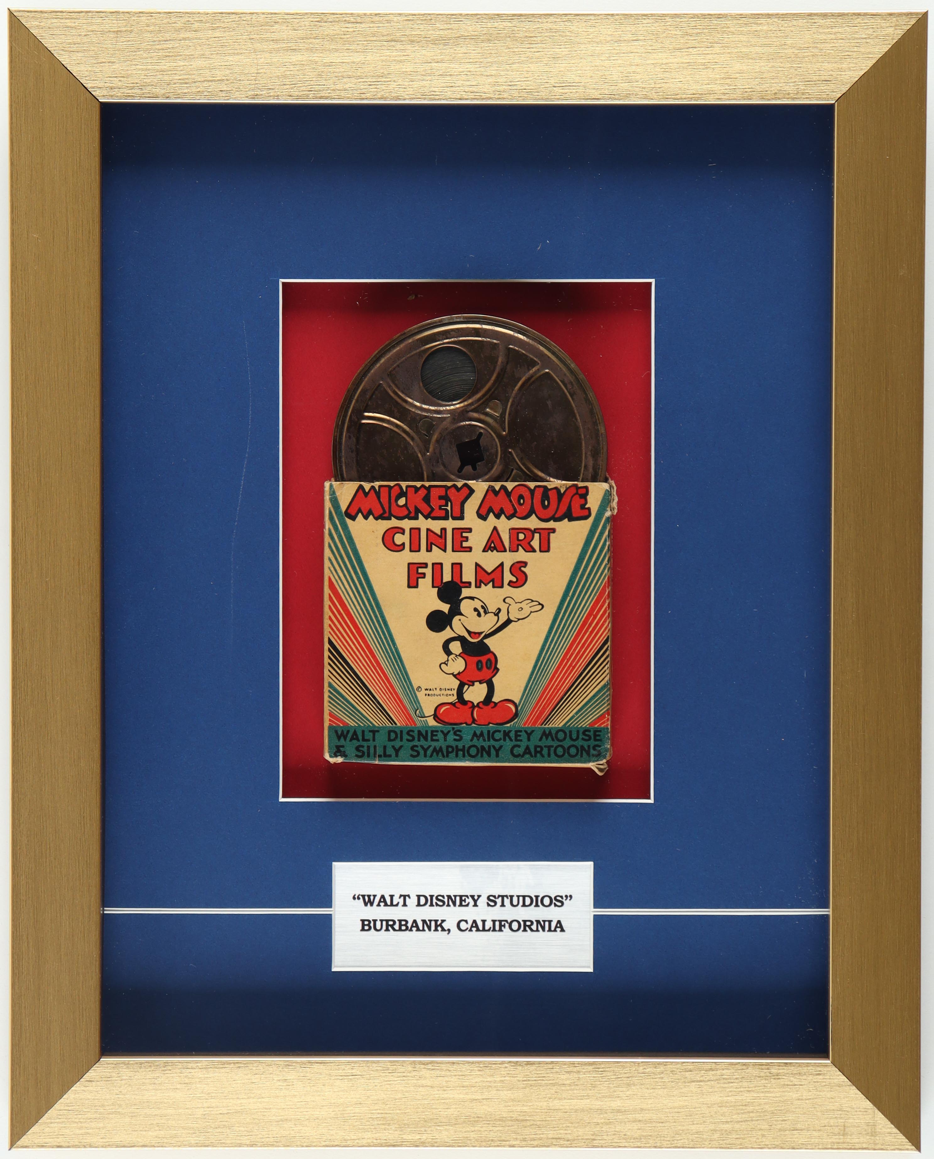 Walt Disney's 1950 "Mickey Mouse" Custom Framed Vintage 8mm Film ...